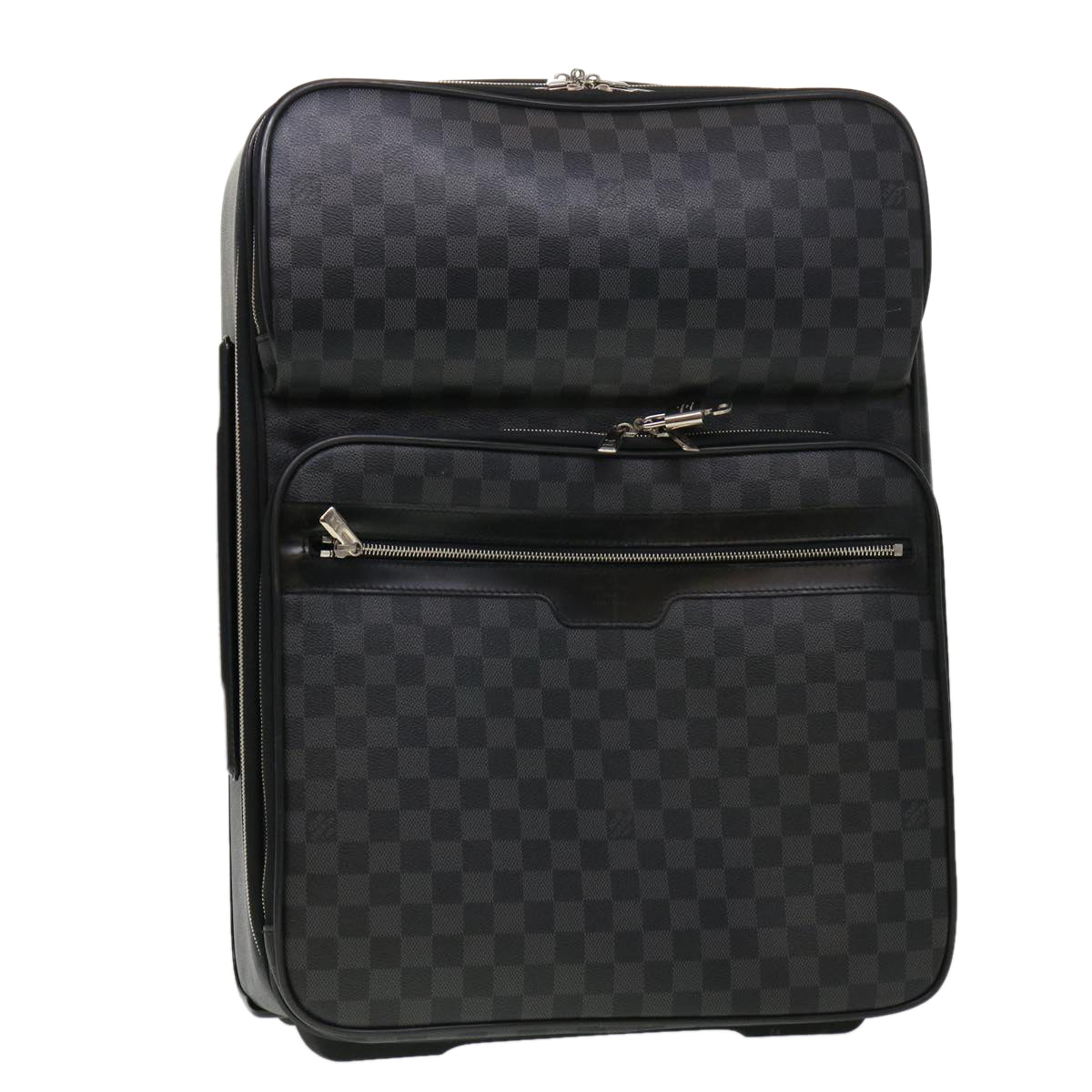 LOUIS VUITTON Damier Graphite Pegas 55 Suitcase N23300 LV Auth 39519 ...